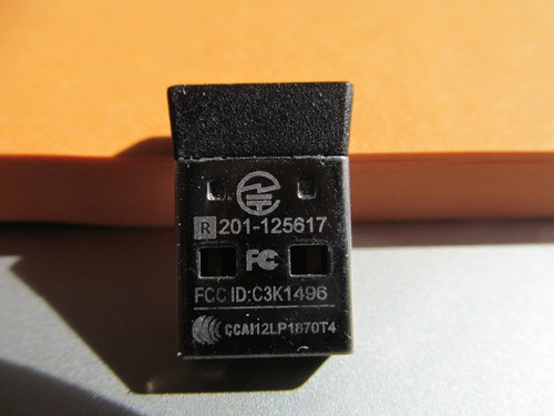 Microsoft USB Wireless Receiver Dongle for Keyboard & Mouse 1496 ...