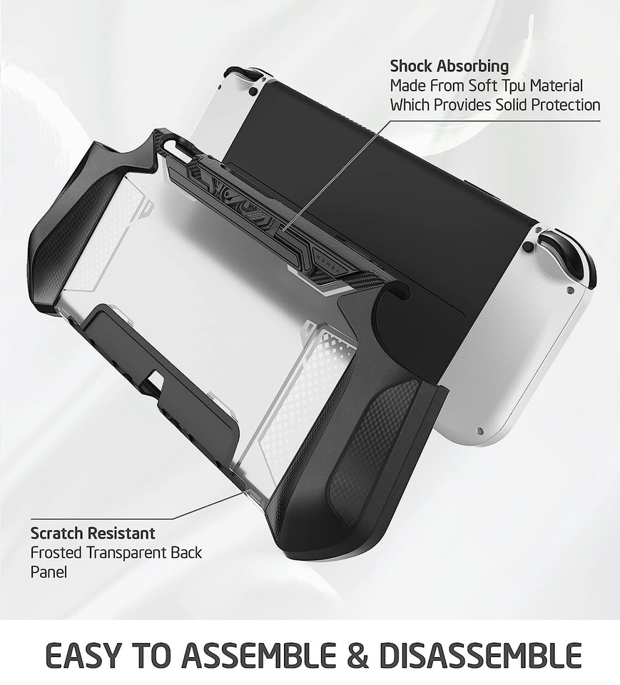 Mumba Dockable Case New for Nintendo Switch OLED 2021 TPU Ergonomics ...