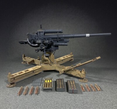 BRITAINS WORLD WAR 2 GERMAN 25182 88MM FLAK 37 GUN WITH LATE WAR ...