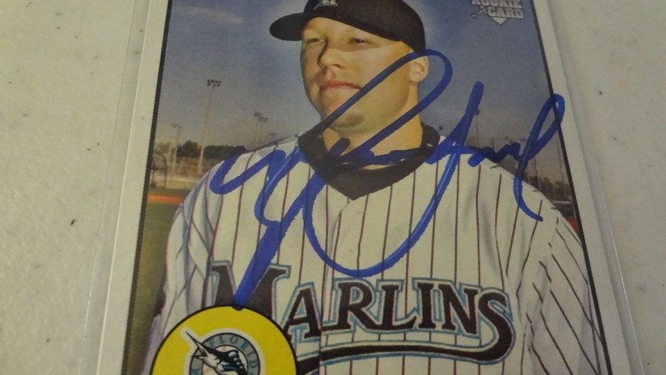 2007 TOPPS '52 MATT LINDSTROM AUTOGRAPHED BASEBALL CARD | eBay