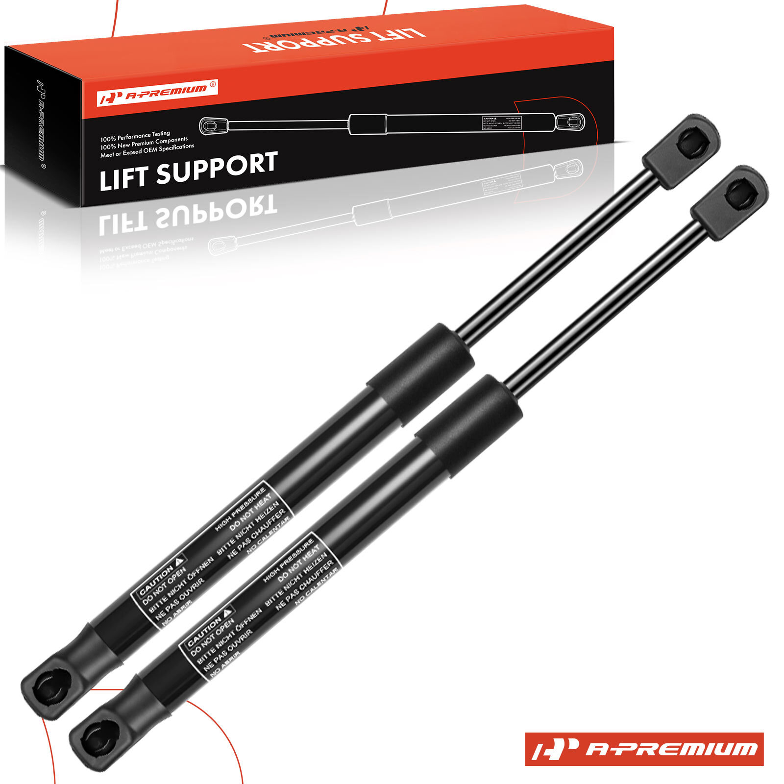 A-Premium 2x Front Hood Lift Supports Shock Struts for Volvo S60 2011 ...