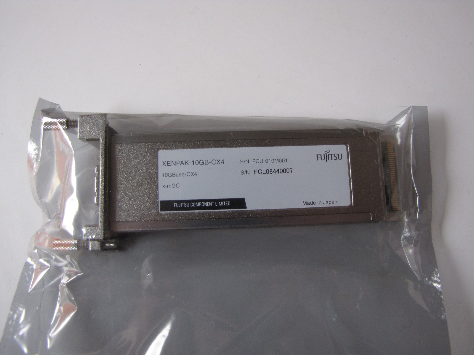 XENPAK-10GB-CX4 10GBASE-CX4 x-mGC FCU-10M001 transceiver module Fujitsu ...