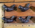 12 BIRD cast iron Knobs Pulls Drawer Door Cabinet Handles Rustic ...