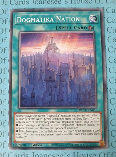 Dogmatika Nation ROTD-EN051 Common Yu-Gi-Oh Card 1st Edition New | eBay