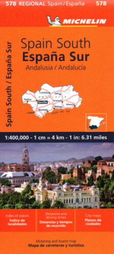 Andalucia - Michelin Regional Map 578 by Michelin 9782067259058 | eBay
