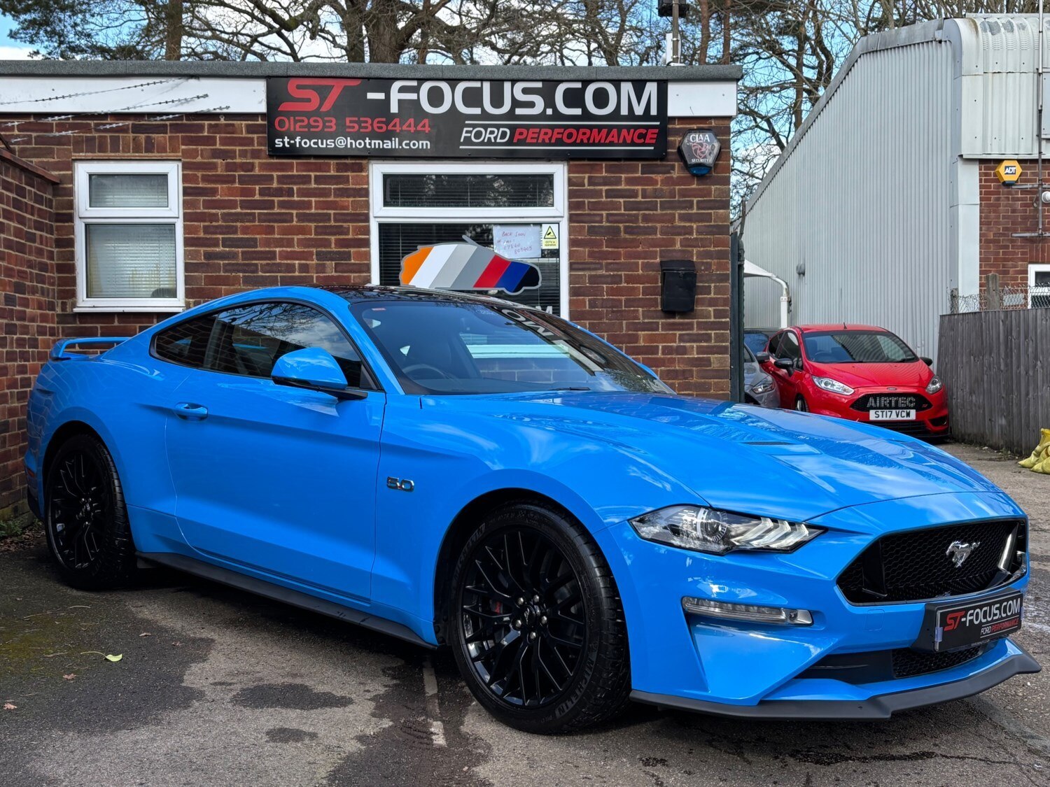 2022 Ford Mustang Mustang Gt Auto Grabber Blue Steeda H Pipe - UK ...