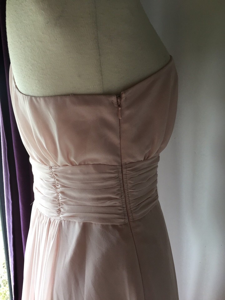 Debut By Debenhams Pink Shell Prom Evening Party Bridesmaid Dress Long ...