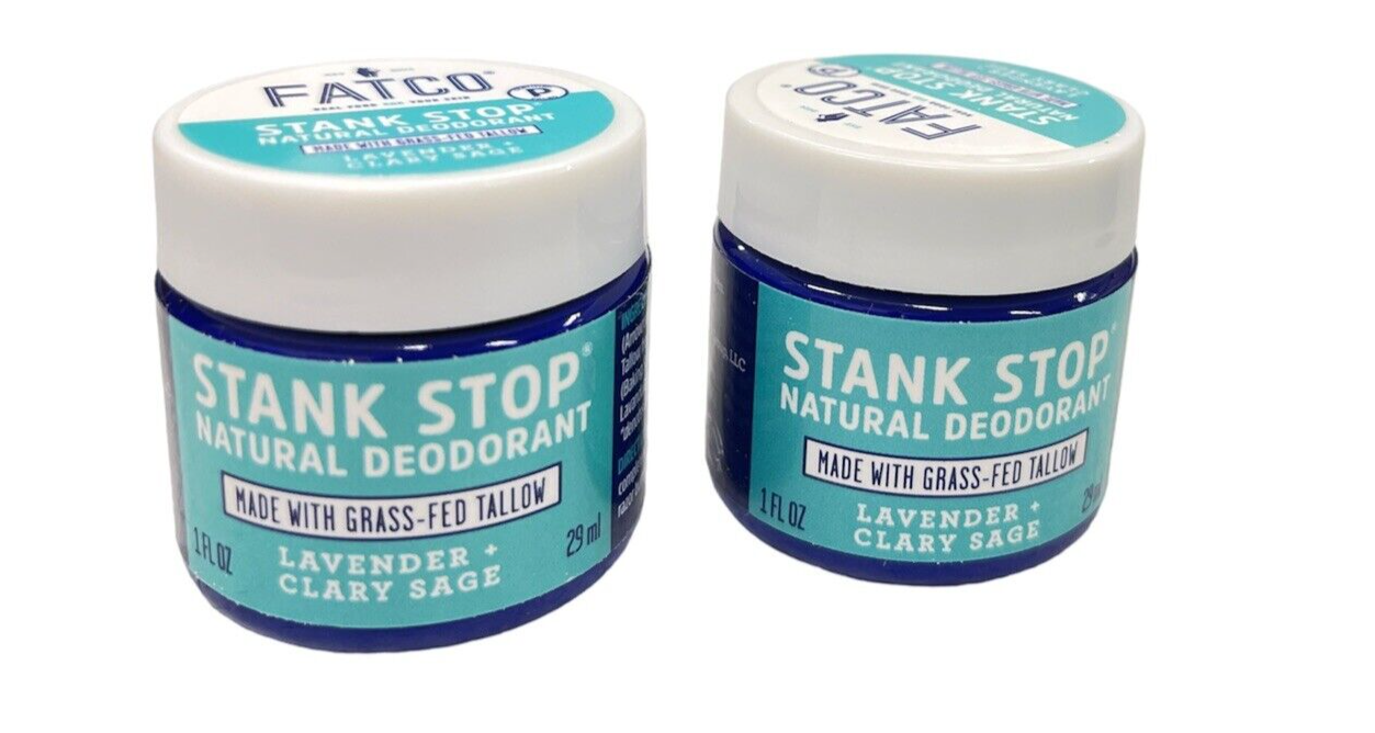 FATCO Stank Stop Natural Deodorant Women S Lavender Clary Sage 1 FL Oz ...