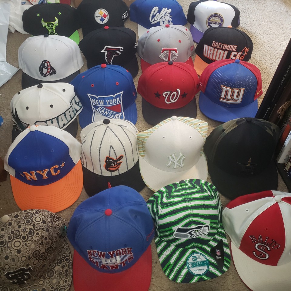 Hat lot for Resellers. Please contact me. Sports and custom lots ...