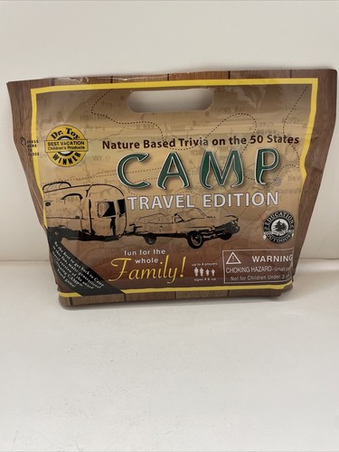 CAMP Travel Edition Nature Trivia Multi Generational Family Game ...