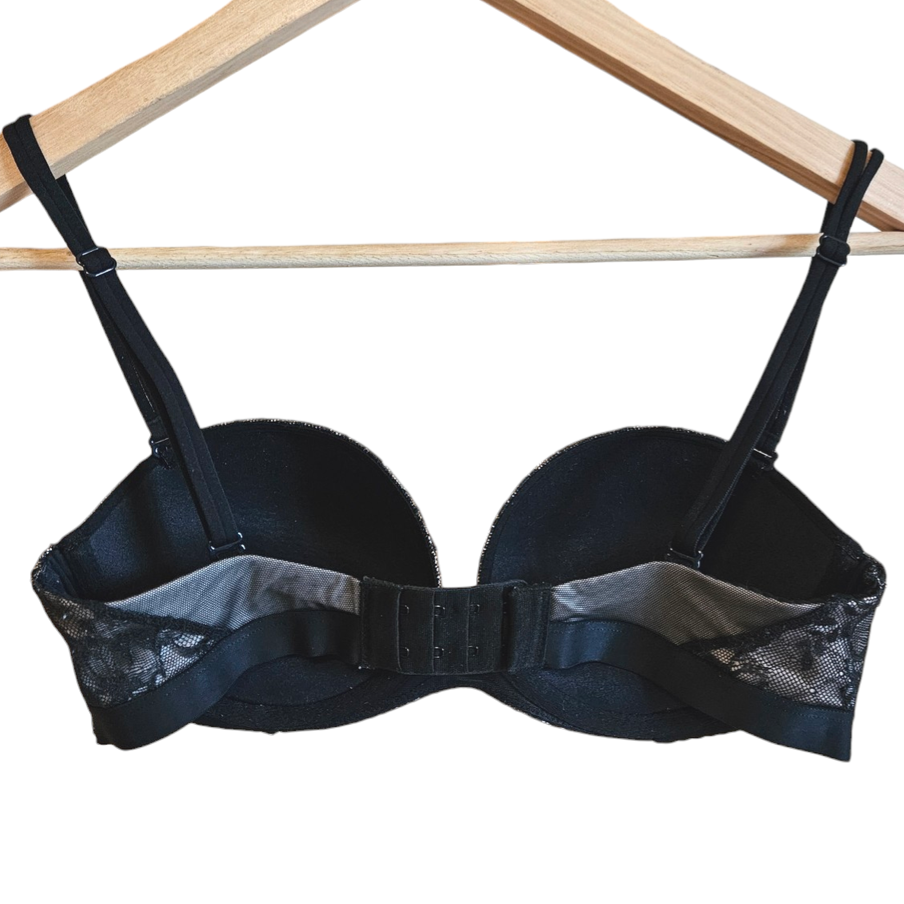 Victoria's Secret Very Sexy Multi-Way Optional Strap Bra Black Women's 32C | eBay