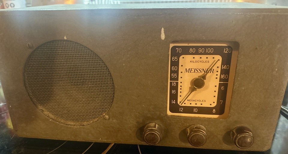 🔥🔥🔥Extremely Rare🔥🔥🔥 1946 Meissner 9-1085 Radio "The Troop Morale ...