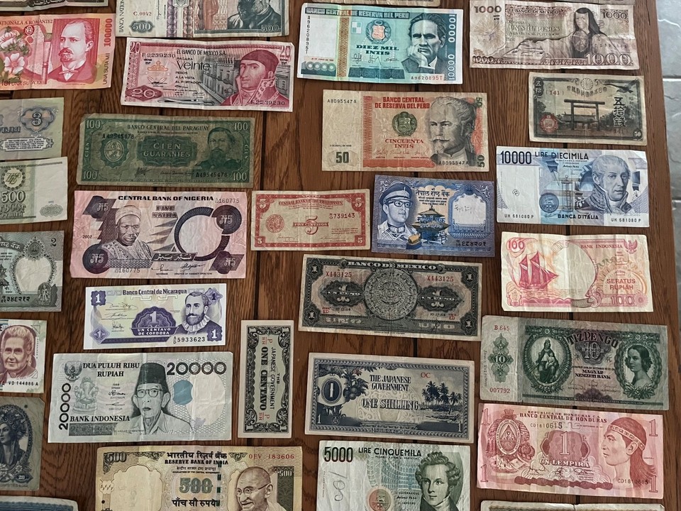 Foreign / World Paper Money 75 Item Lot Currency Collection RMC #698 | eBay