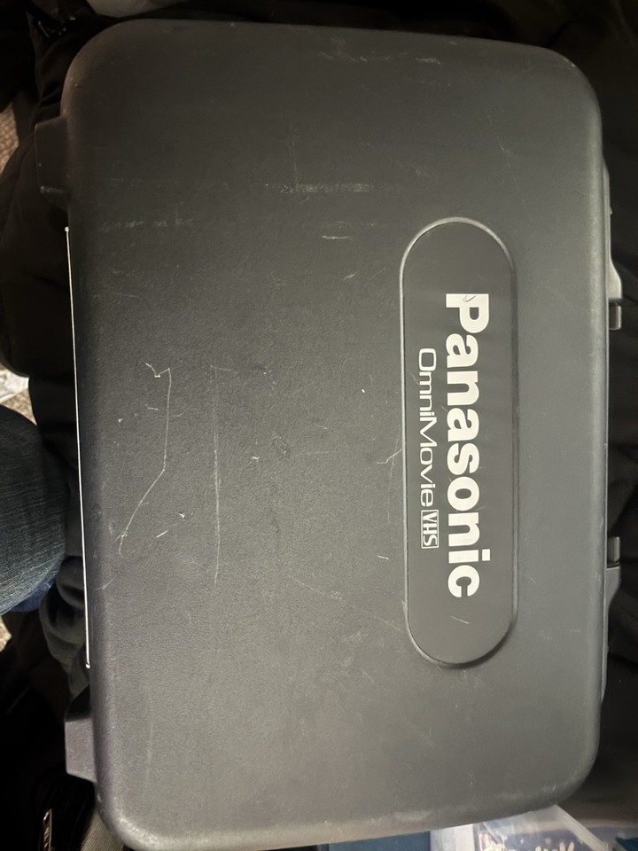 Vintage Panasonic OmniMovie VHS HQ Camcorder with Hard Case – Untested ...