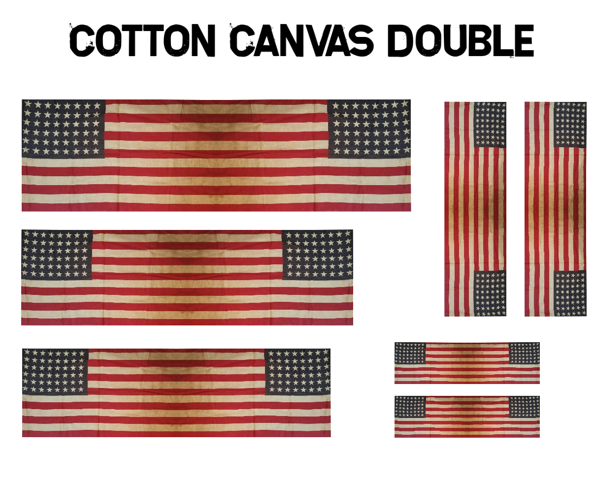 1:35 WW2 American flags on cotton canvas / cotton peel model/diorama ...