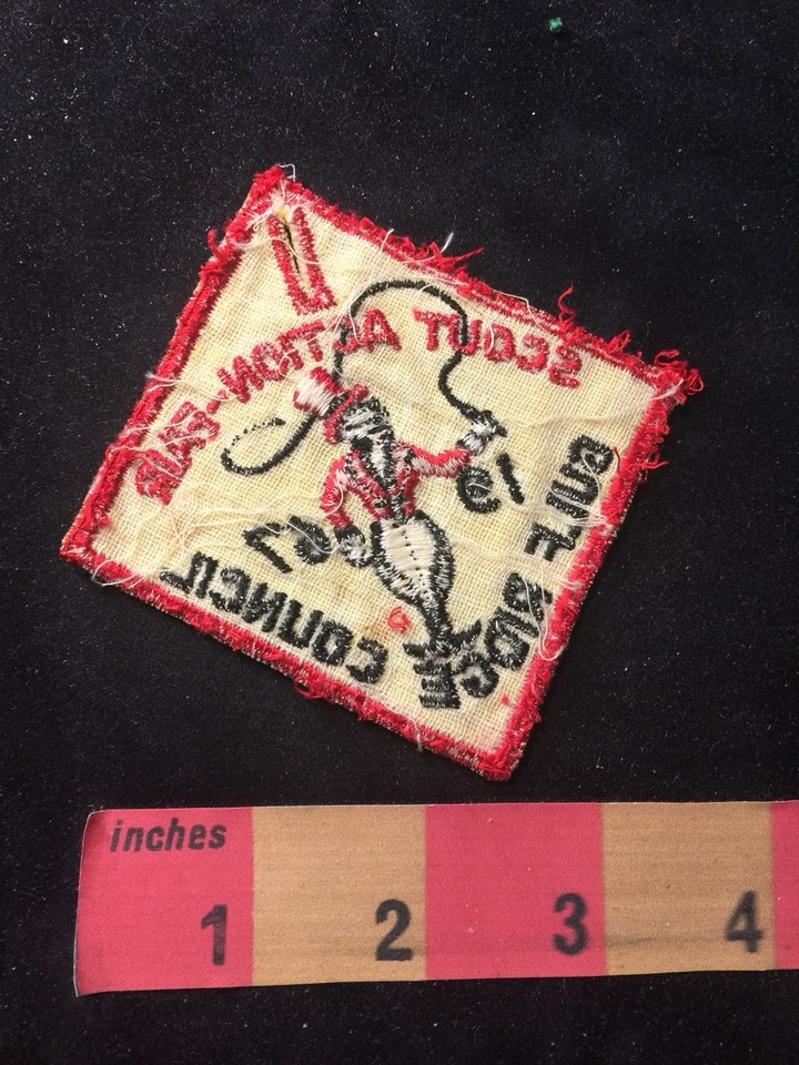 Vtg 1967 GULF RIDGE COUNCIL SCOUT ACTION FAIR BSA Boy Scouts Patch 83N ...
