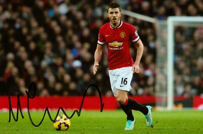 Michael Carrick Signed 6x4 Photo Manchester United Autograph ...