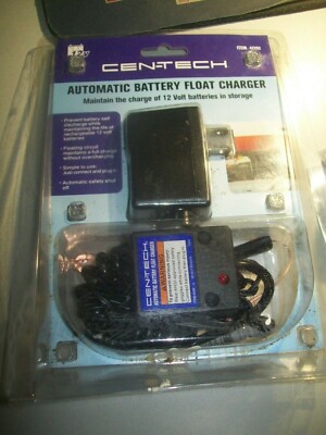 CenTech Automatic Battery Float Charger - Car Motorcycle ATV Snowmobile ...