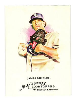2008 Topps Allen & Ginter #159 James Shields Tampa Bay Rays | eBay