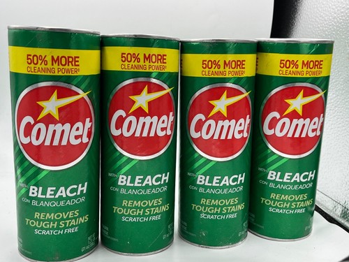 Comet Cleaner with Bleach All-Purpose Removes Stains 4 PACK FREE ...