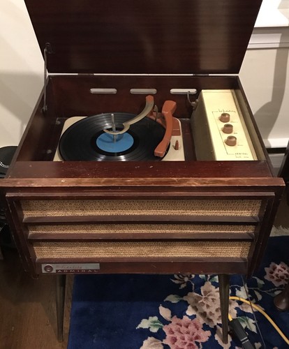 Vintage Hi Fidelity Admiral Record Player Model 35E407 Working | eBay