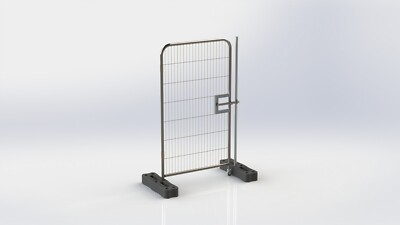 1.2m Pedestrian Gate Temporary Fence Heras Panel Anti Climb | eBay