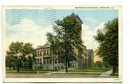 Mattoon High School, Mattoon, Illinois Vintage Postcard | eBay