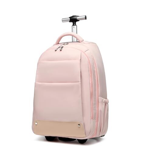 Rolling Backpack,Travel Laptop Backpacks with Wheels 17 inch Water ...