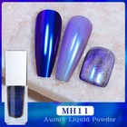 Magic Mirror Powder Holographic Laser Nail Polish Liquid Nail Glitter ...