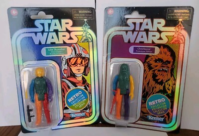 Hasbro Star Wars Luke Skywalker and Chewbacca Prototype Target Retro ...