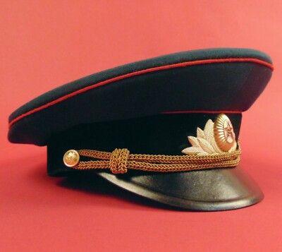 Soviet ARMORED CORPS Tank Officer Dress Visor Hat 1979 ORIGINL+ Cap ...