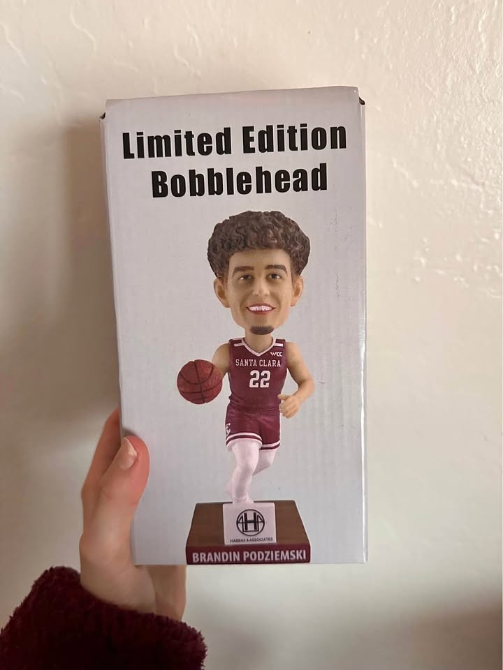 Santa Clara Broncos Golden State Warriors Brandin Podziemski Bobblehd ...