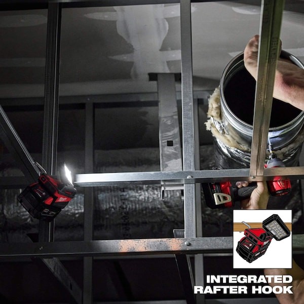 Milwaukee Tool 2359-20 M18 Rover Compact Folding Flood Light W/ Usb ...