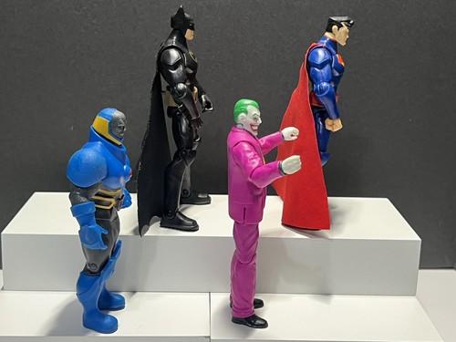 Mattel DC Comics • Action Figures • Mixed Lot of 4 Heroes & Villains ...