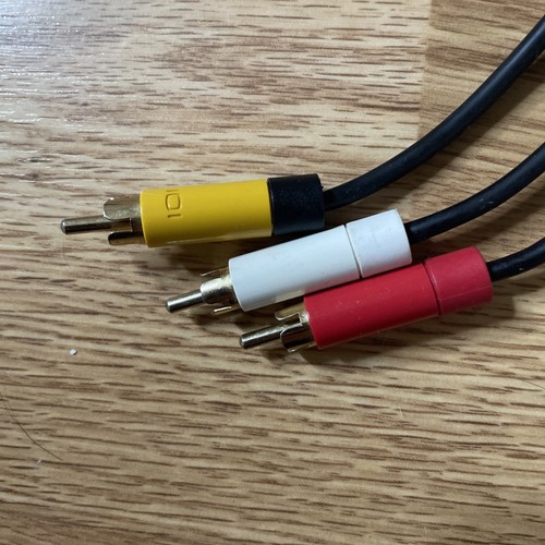 Microsoft Xbox 360 Genuine Original OEM Composite A/V Cable Audio Video ...