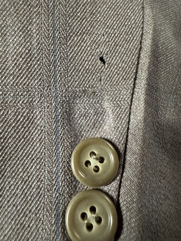 1940s Double Breasted Suit Jacket Wool 42 Dundee Tailoring NOLA | eBay