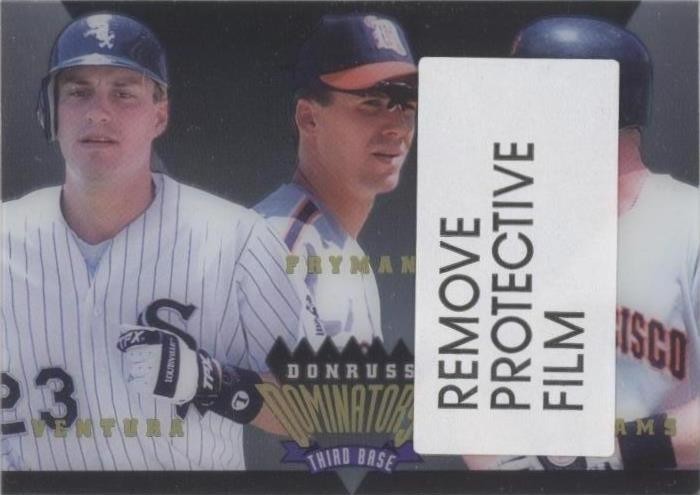 1995 Donruss - Dominators Matt Williams, Robin Ventura, Travis Fryman ...