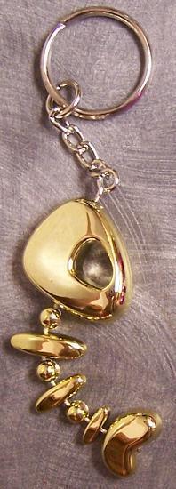 Novelty Key Ring colored acrylic Segmented Fish Bones gold NEW | eBay