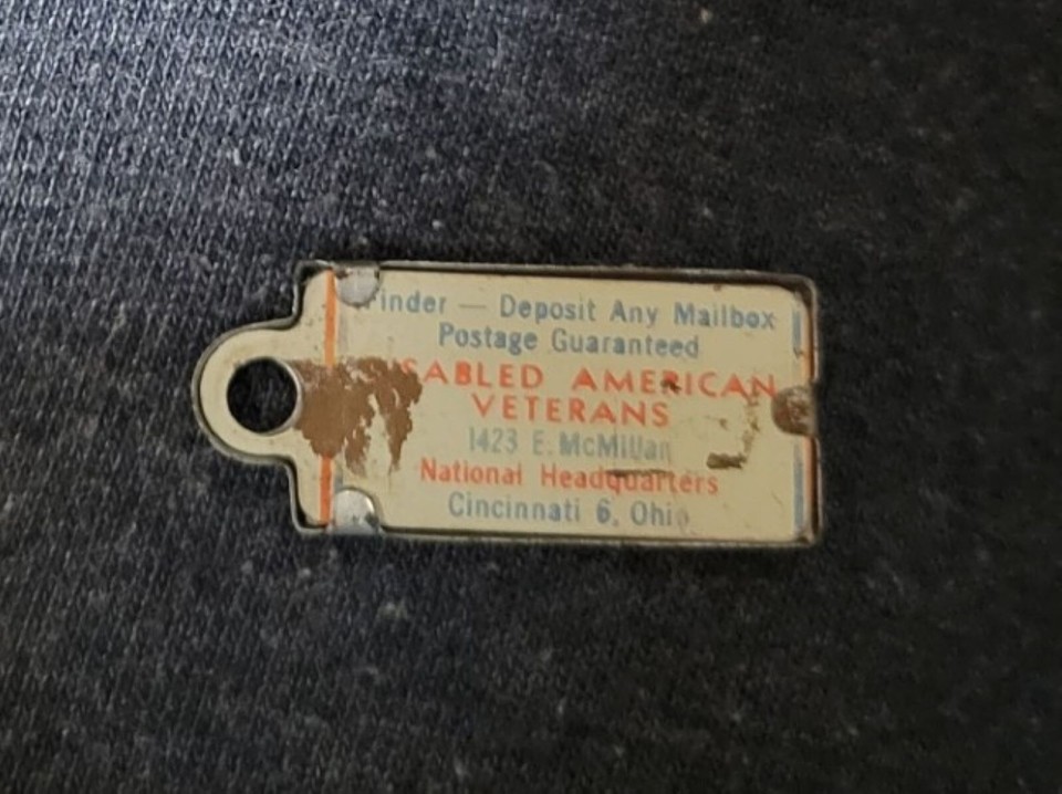 Vintage Washington State 1945 DAV License Plate Tag Disabled American ...