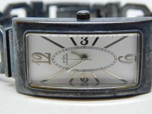 Simon Sassoon 925 Sterling Silver Quartz Women's Watch Sz. 6 3/4" New ...