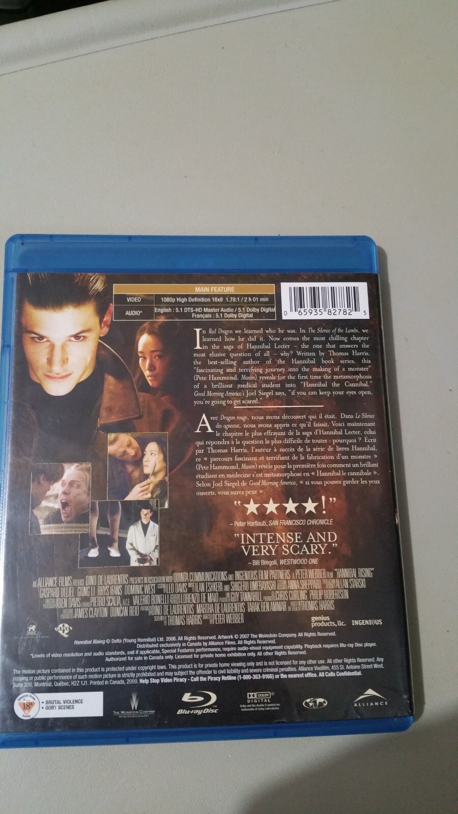 Hannibal Rising (Blu-ray Disc, 2009, Canadian Blu-Ray) for sale online ...