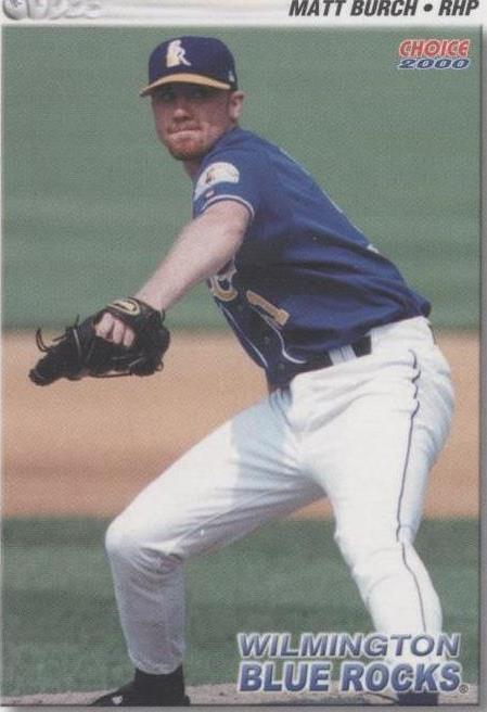 2000 Choice Wilmington Blue Rocks - Matt Burch #23 for sale online | eBay