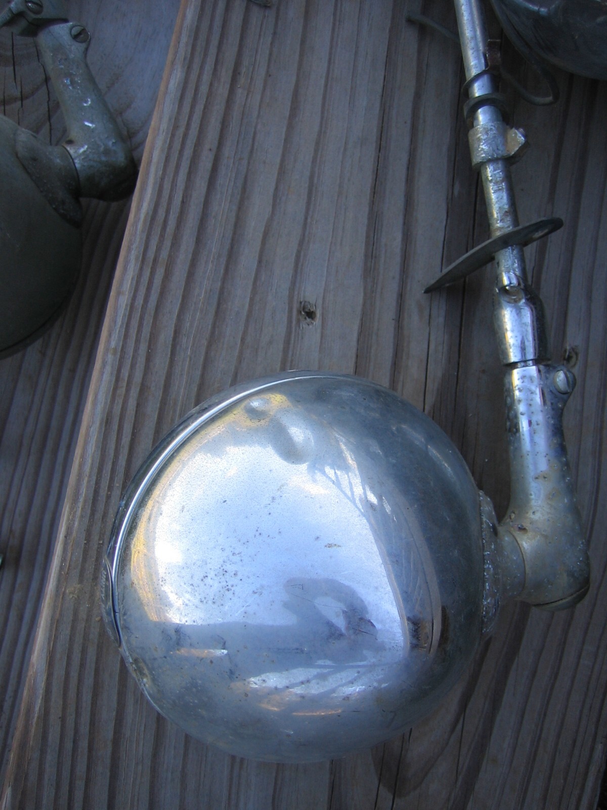 Lot Of Vintage Unity Police Car Spotlights And Parts For Parts Or ...