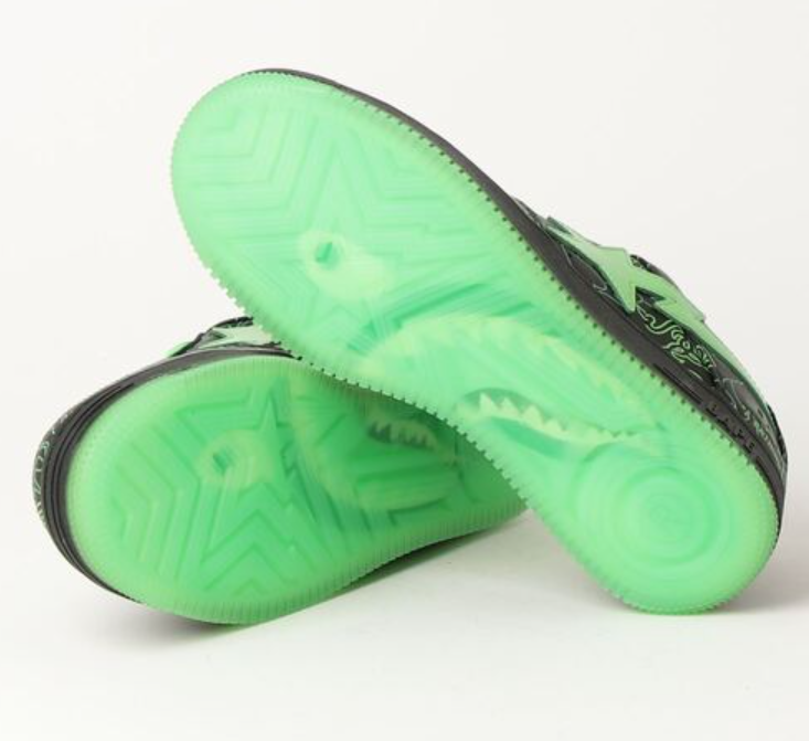 BAPE STA RAZER X A BATHING APE NEON CAMO Sneakers Men's US 8-9.5 Free ...