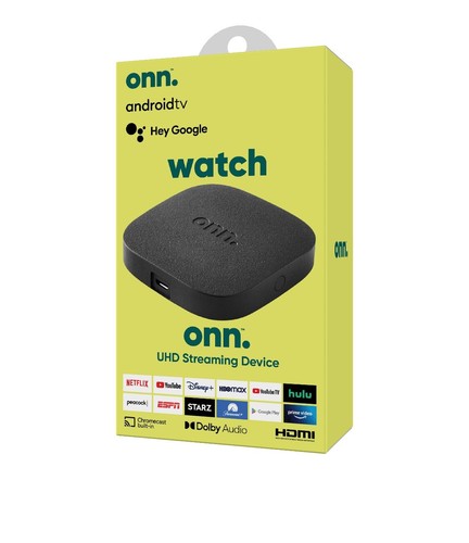 Onn Android TV 4K UHD Streaming Device with Voice Remote and HDMI | eBay