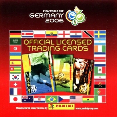 2006 Panini World Cup Single Cards - (SEE CARD LIST FOR AVAILABILITY ...