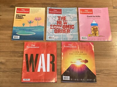 The Economist 2024 Magazine Lot April, May, June (5 Issues) | eBay