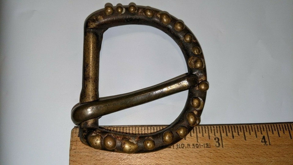 OLD VINTAGE NUGGET STYLE BELT BUCKLE STAMPED ENGLAND | eBay