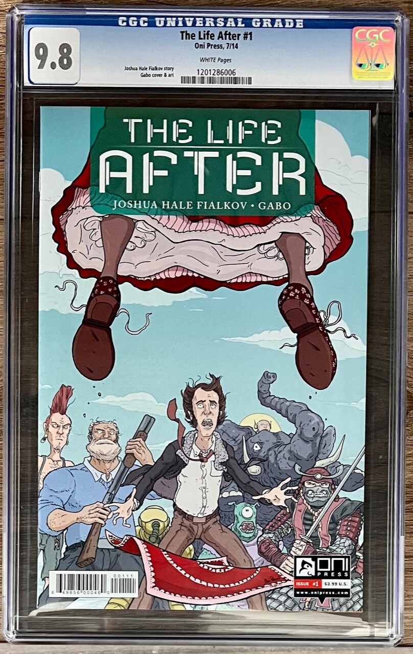 THE LIFE AFTER #1 in NM/MINT condition a CGC 9.8 graded comic Gabo ...