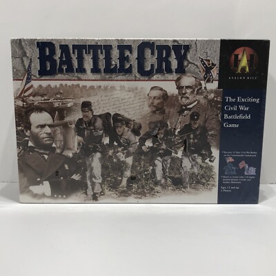 Battle Cry Board Game Avalon Hill American Civil War New Sealed 76930413258 | eBay